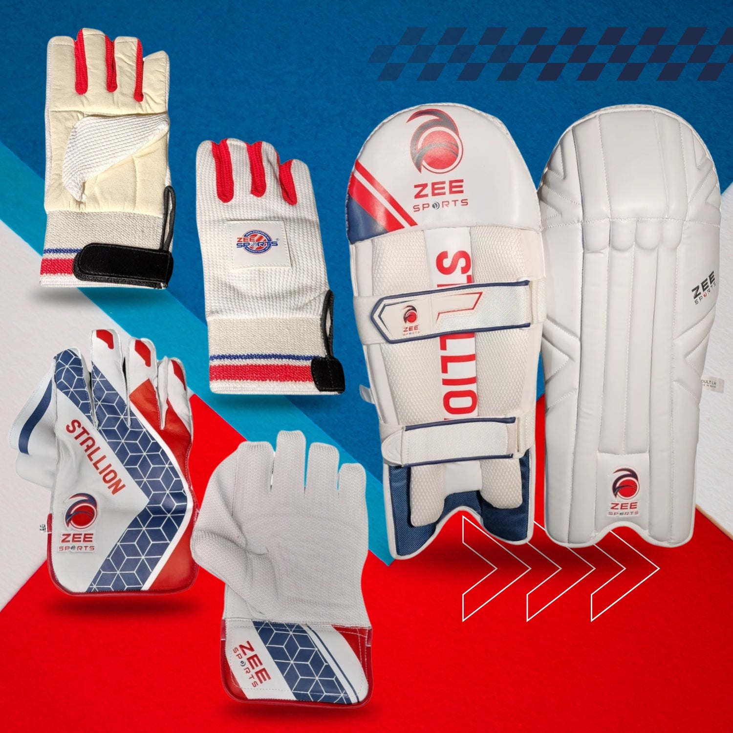 ZeeSports Wicket Keepeing Bundle Stallion