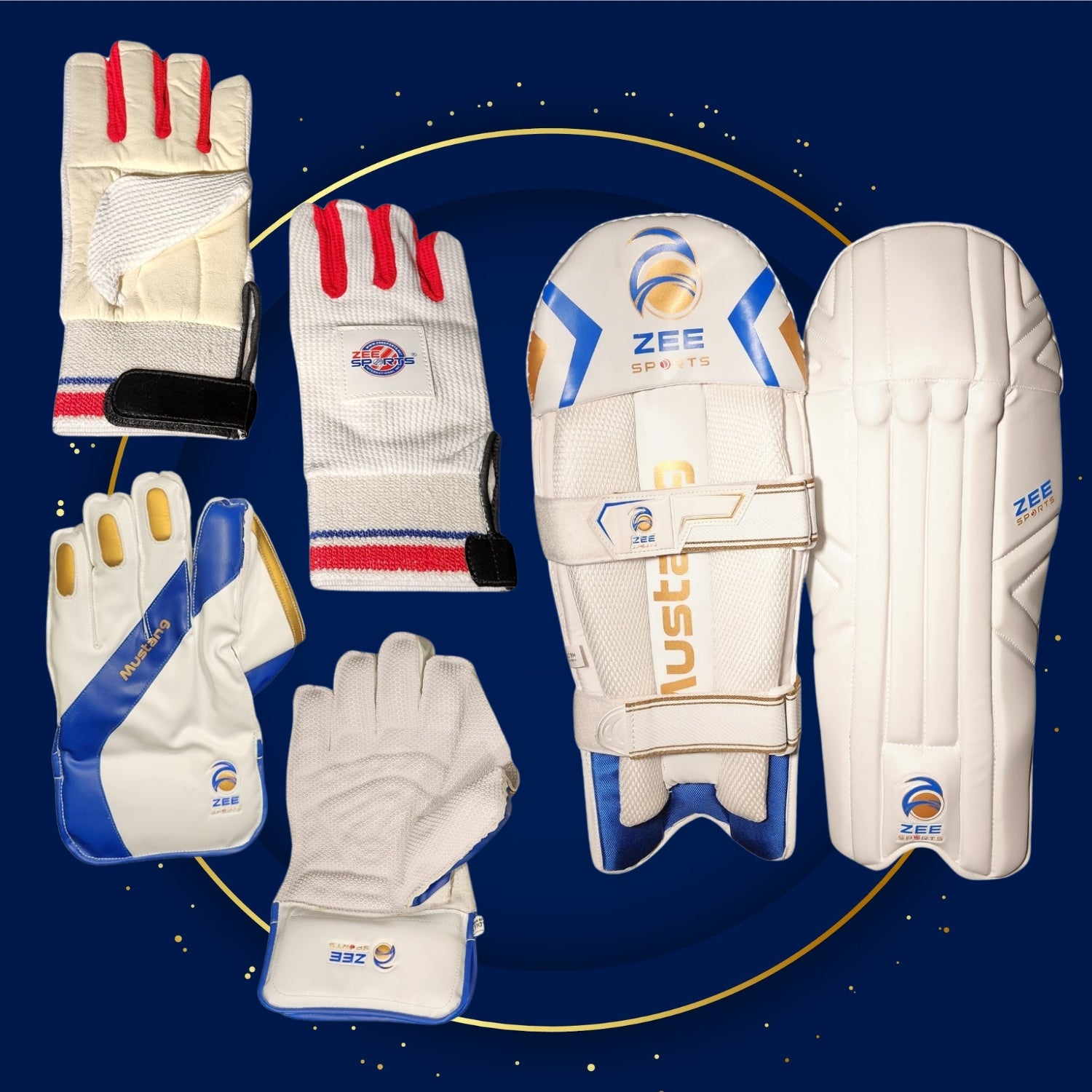 Zee Sports Wicket Keeping Bundle Mustang