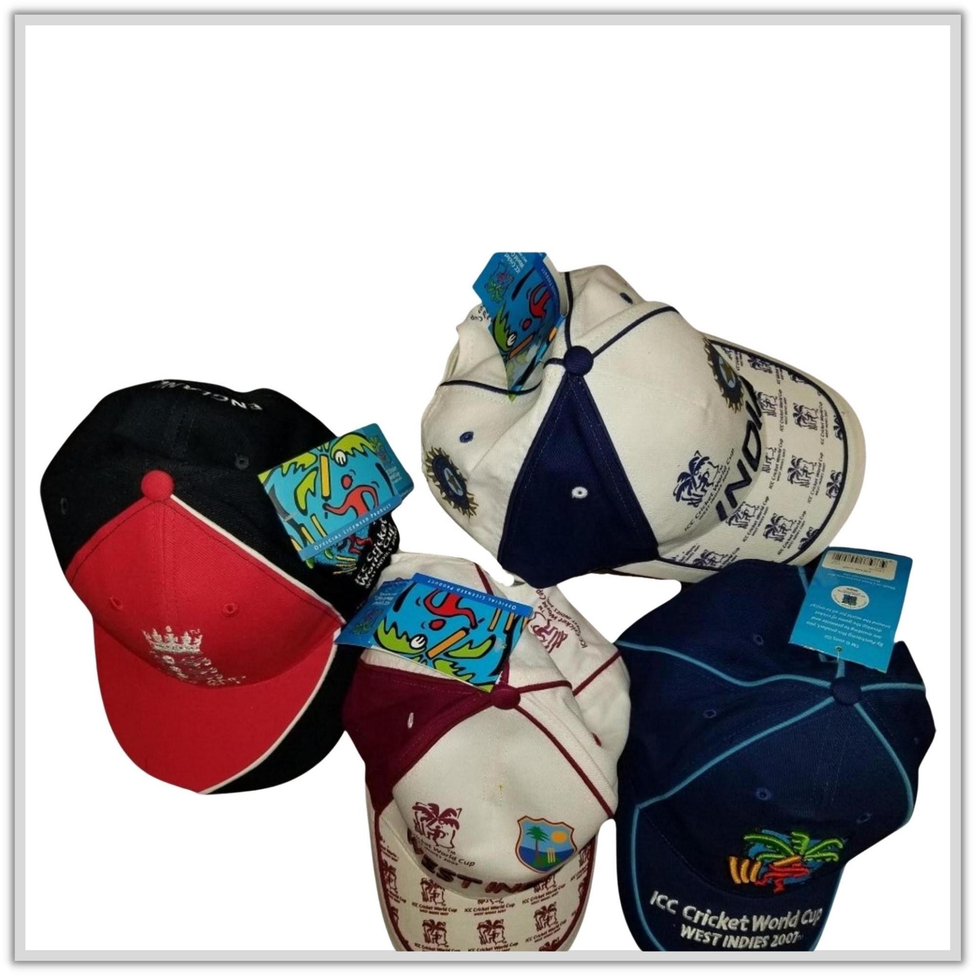 101 | ICC Caps Cricket World Cup Genuine Caps