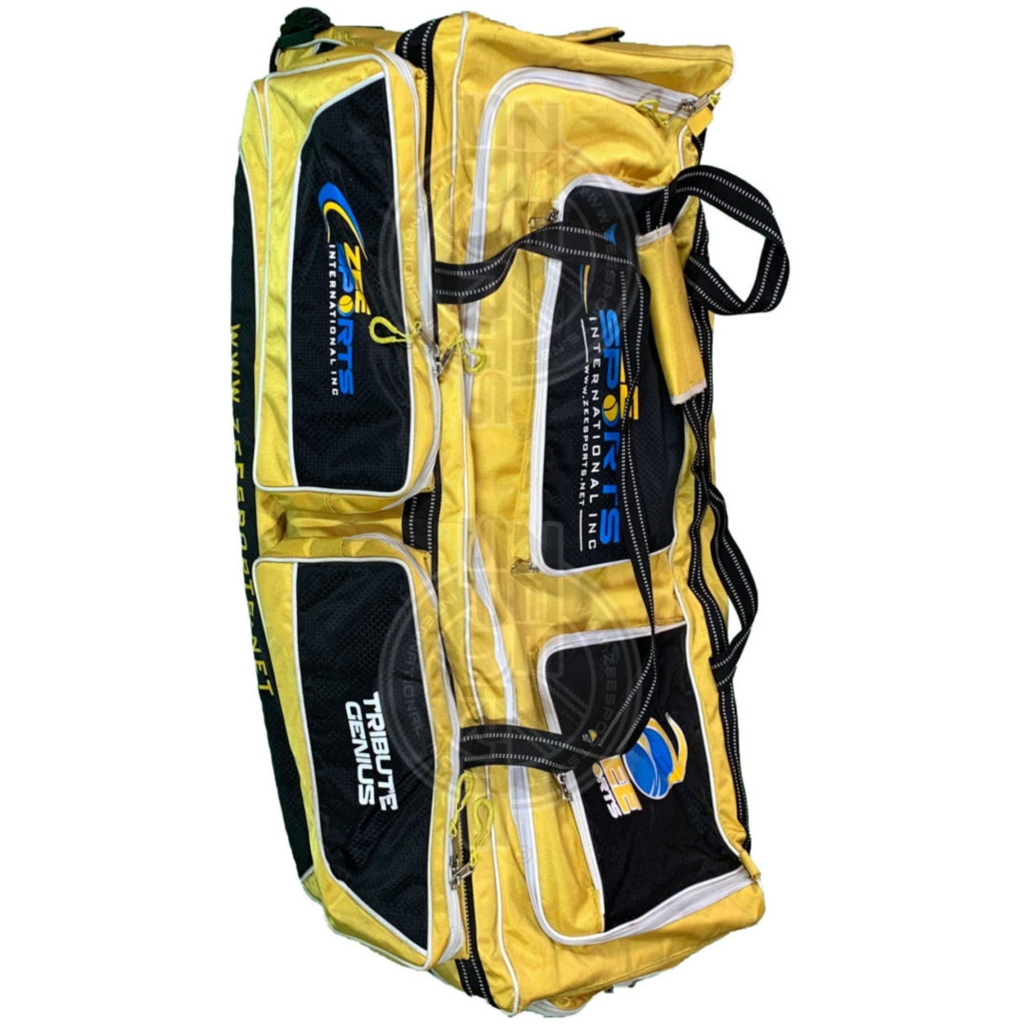 Zee Sports Kit Bag Players Edition Yellow Black Hidden Gem